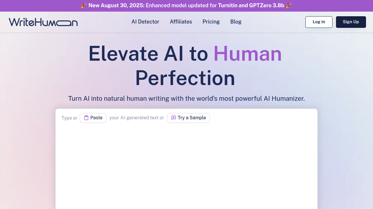 Transform AI Text into Human-Like Content with WriteHuman
