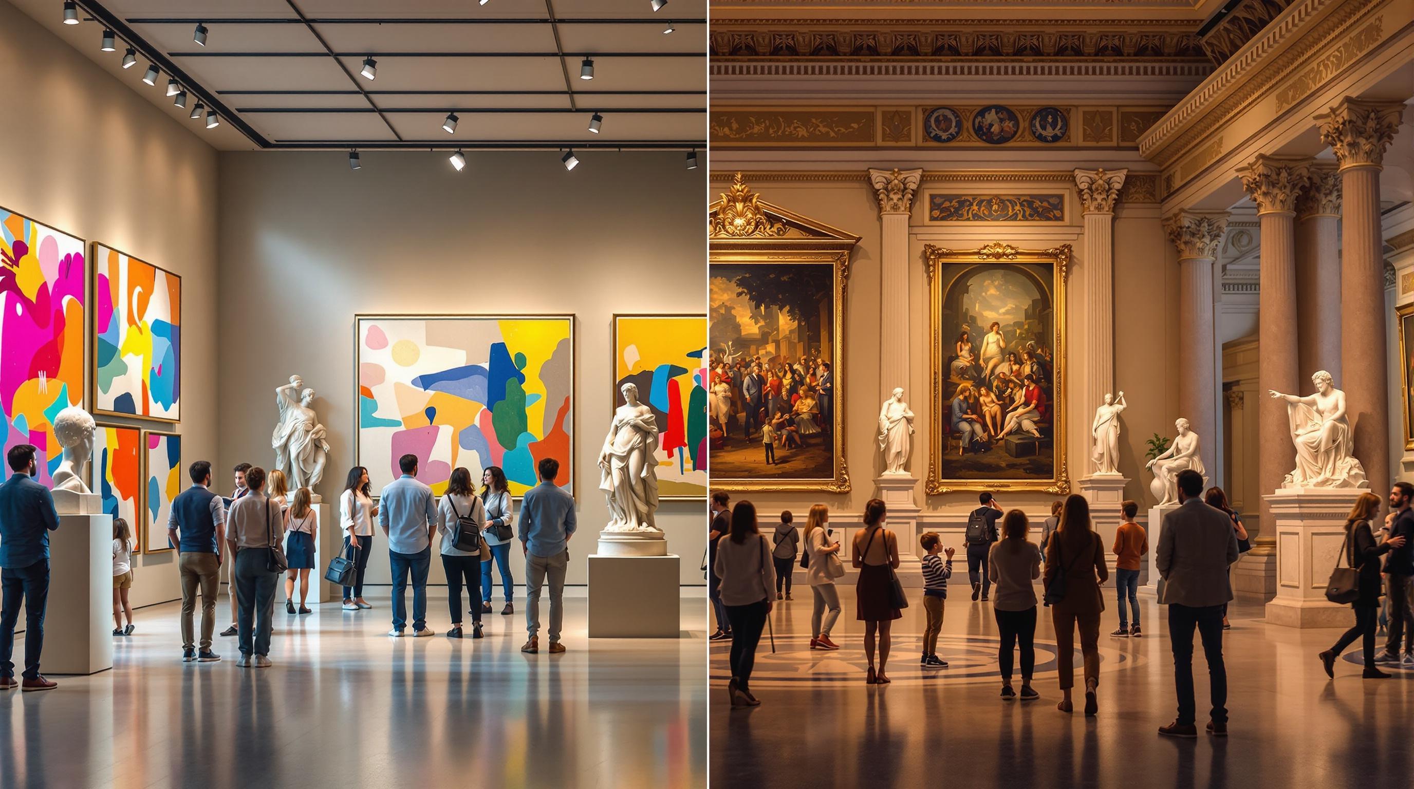 Modern Vs Classical Art Visitor Trends