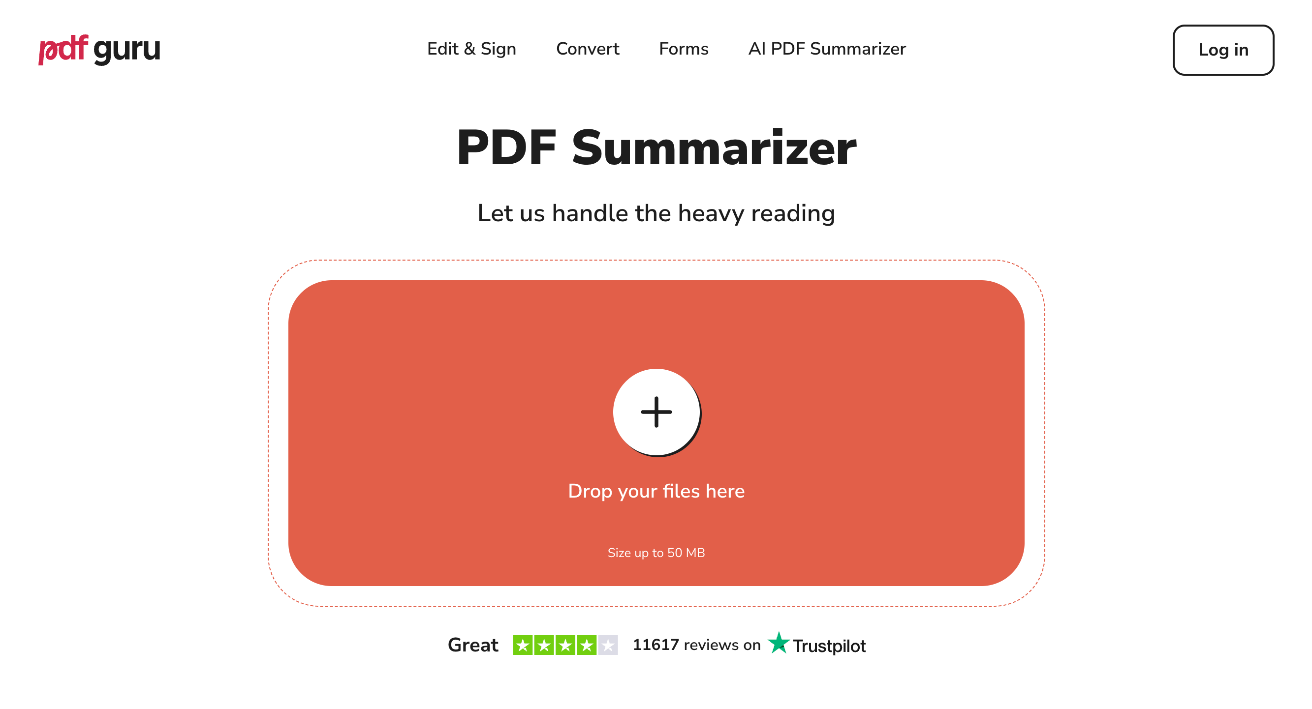 AI PDF Summarizer by PDF Guru