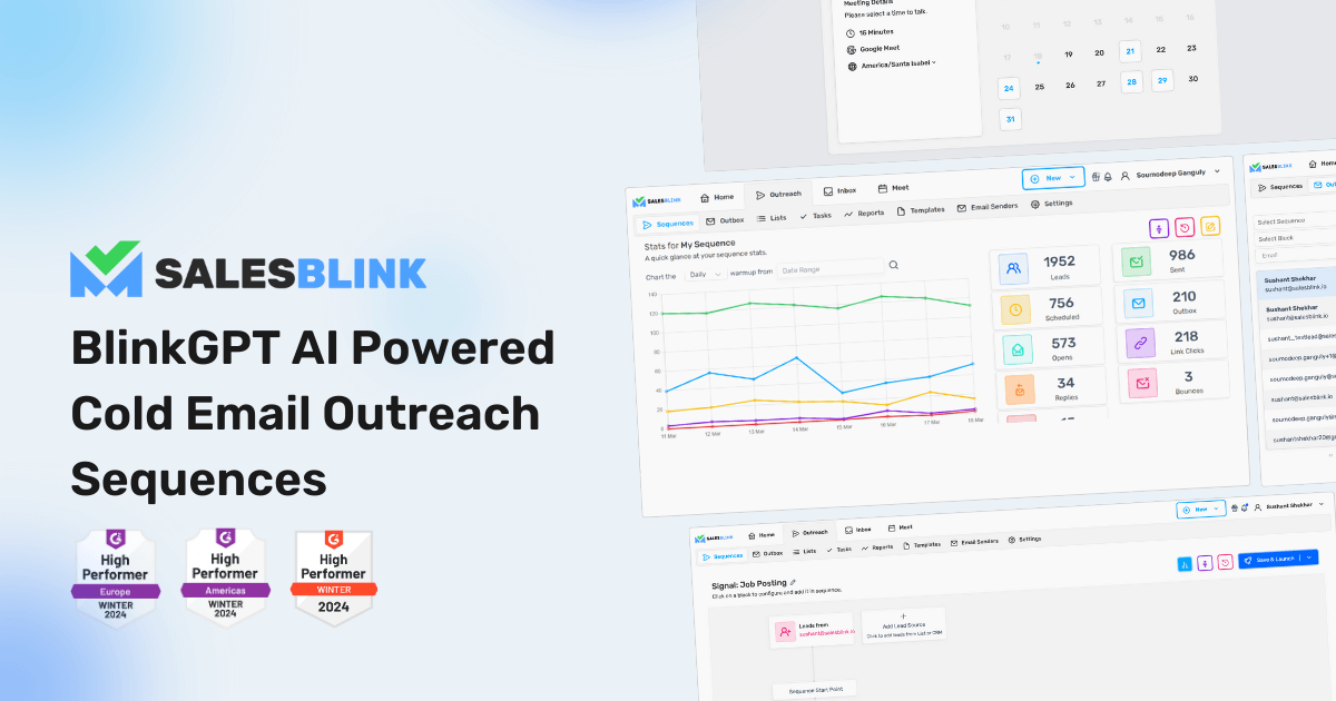 Revolutionize Your Cold Email Campaigns with SalesBlink - The AI-Driven Solution