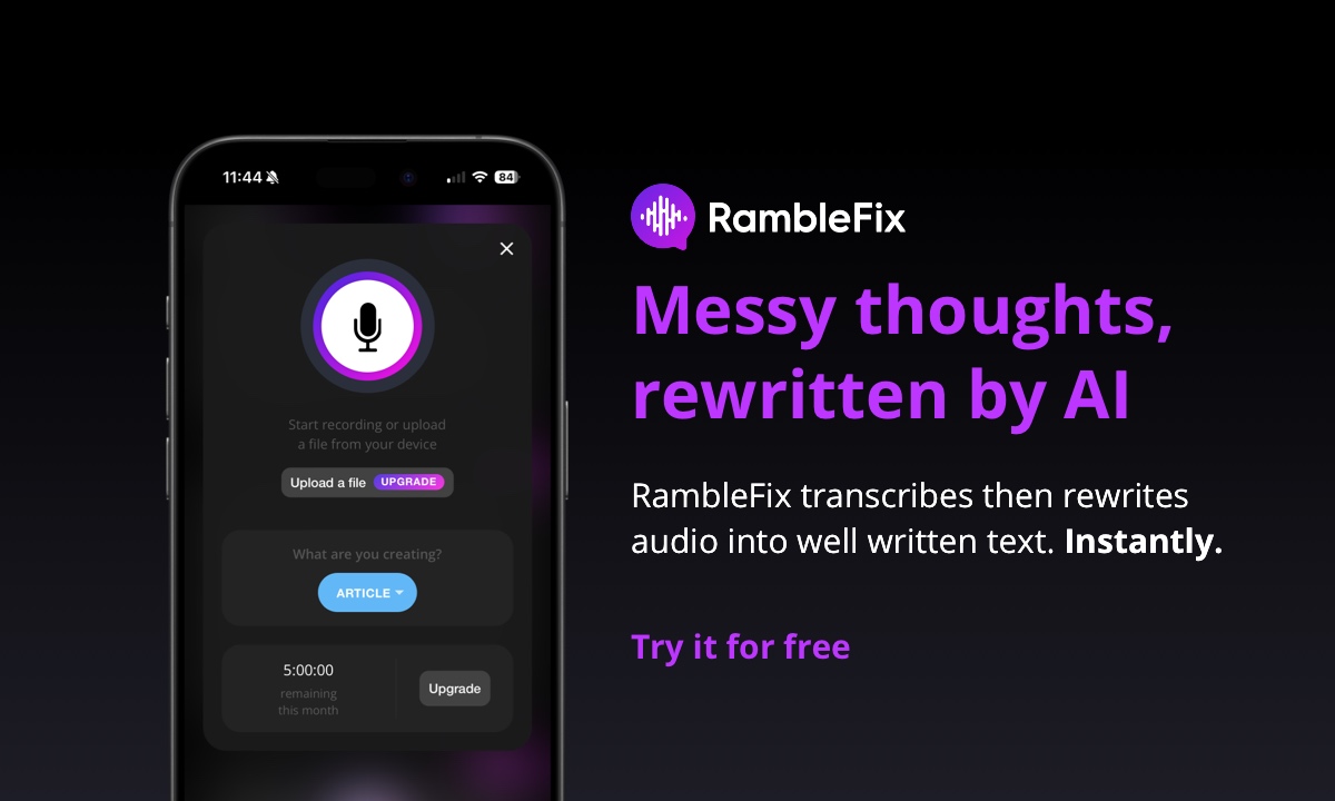 Transform Your Note-Taking with RambleFix: The Ultimate AI Tool