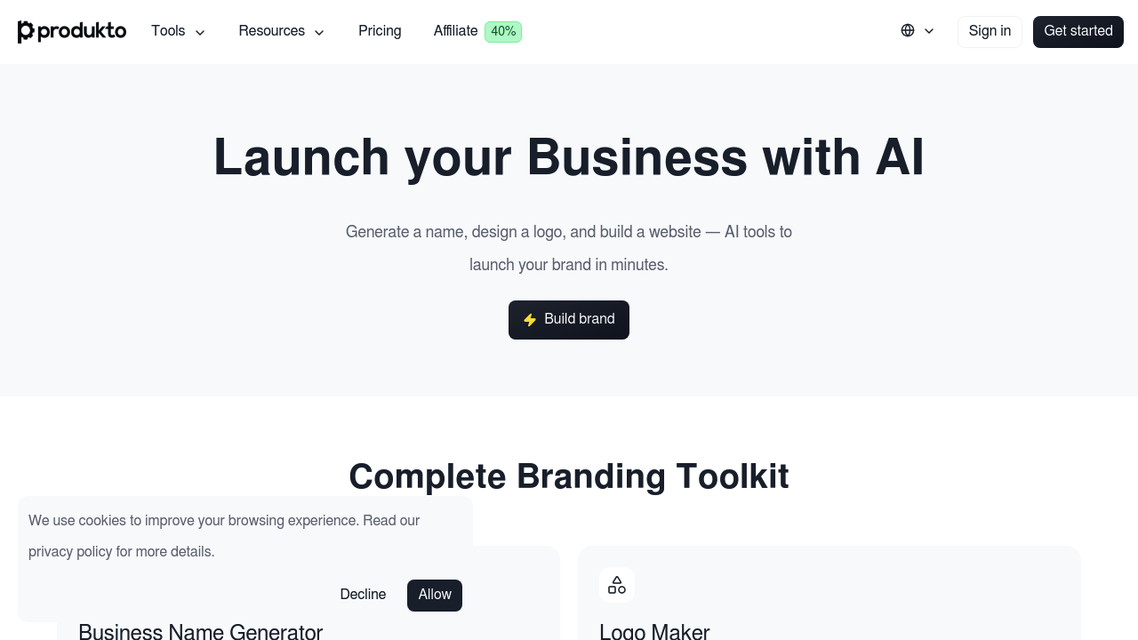 Launch Your Business Effortlessly with Produkto: The AI-Powered Platform