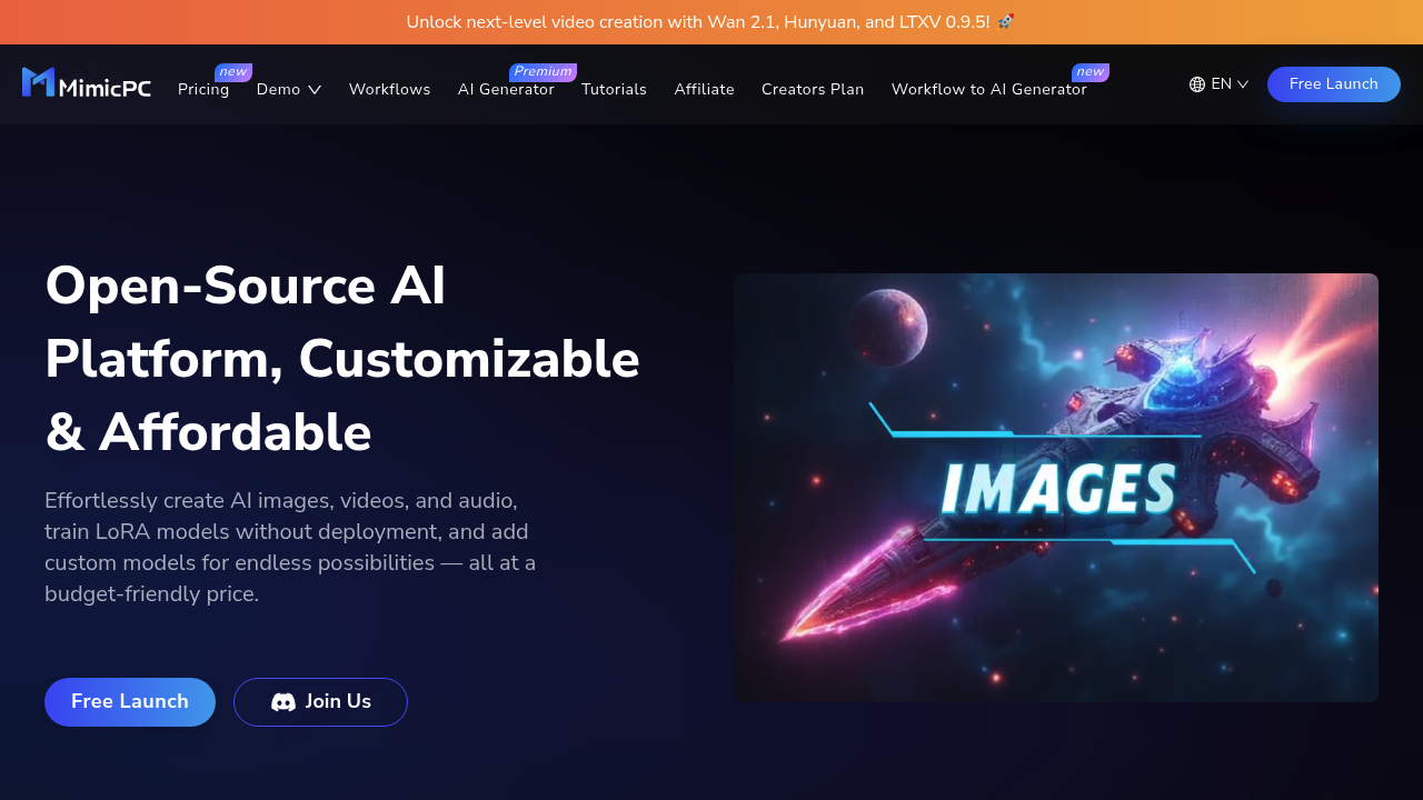 MimicPC: The Affordable Open-Source AI Platform for Developers and Creators